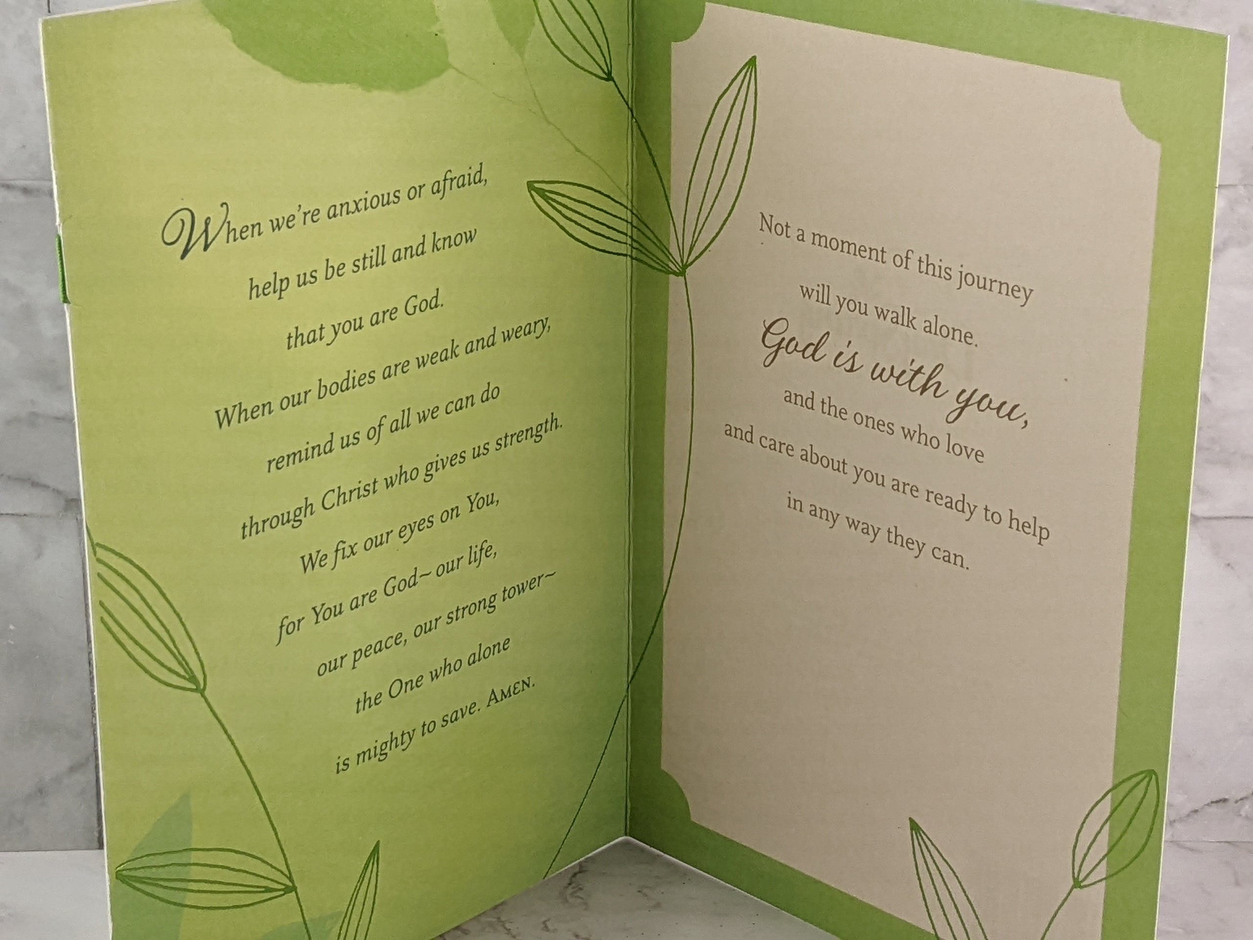 Wholeness & Hope Prayer Card