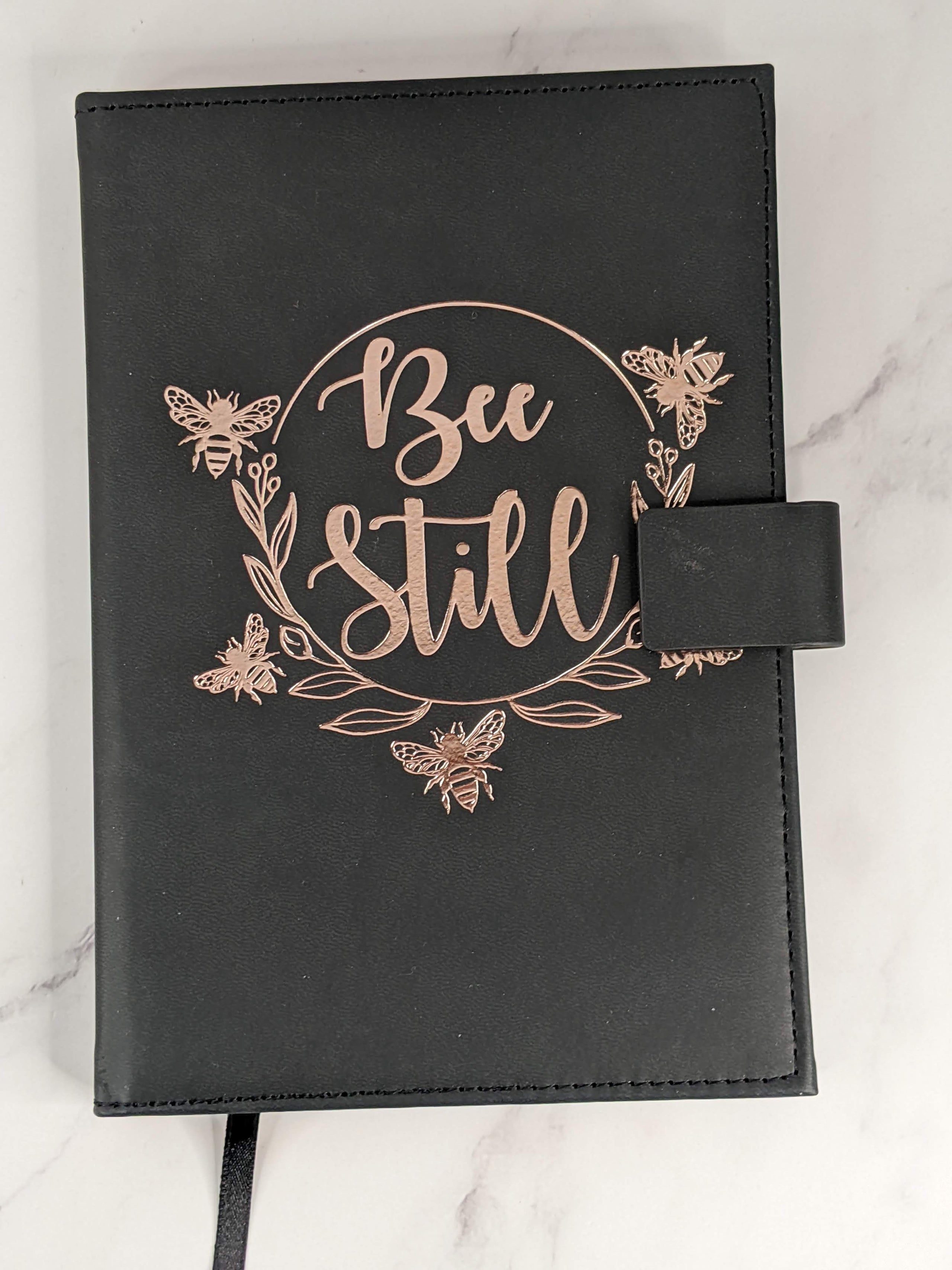 Bee Still Leather-Like Journal