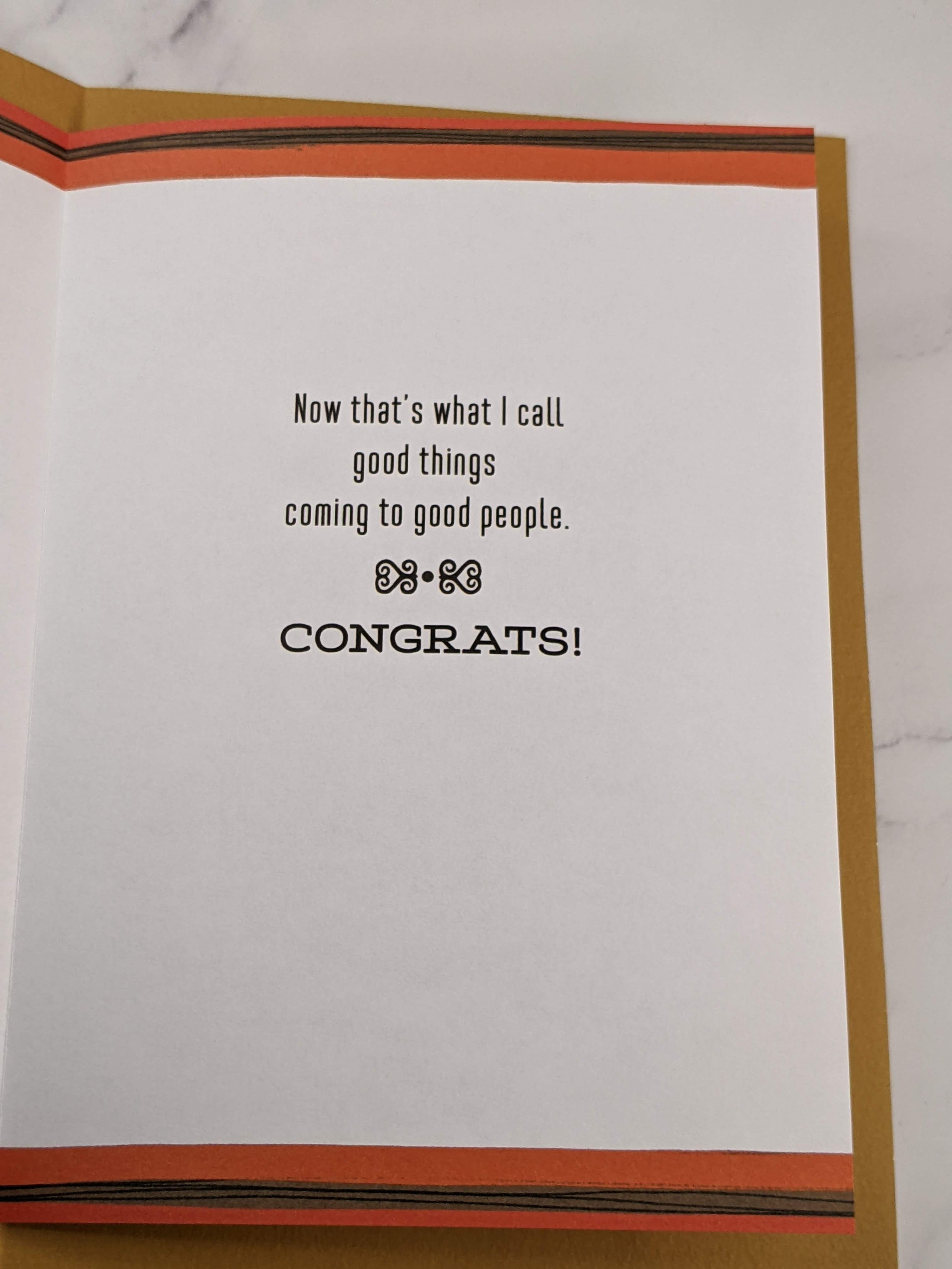 Accomplishment Congrats Card
