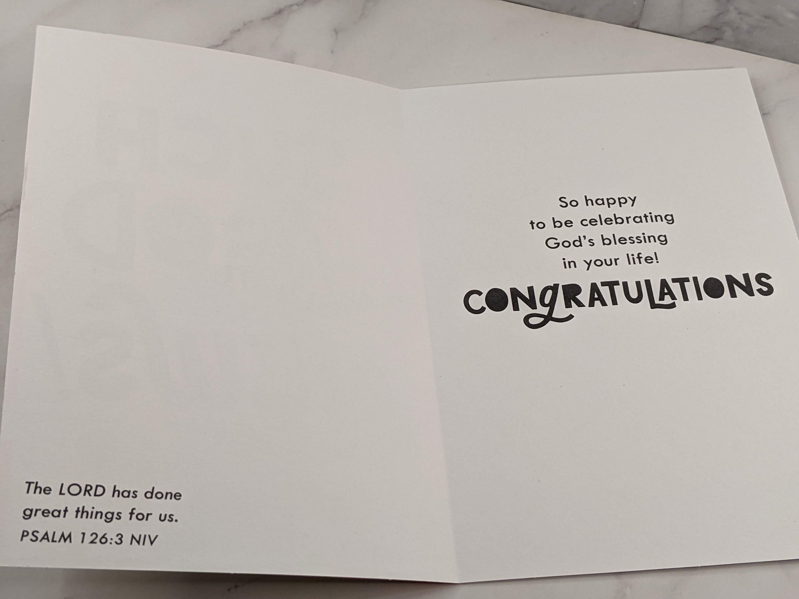 Such Good News Congratulations Card