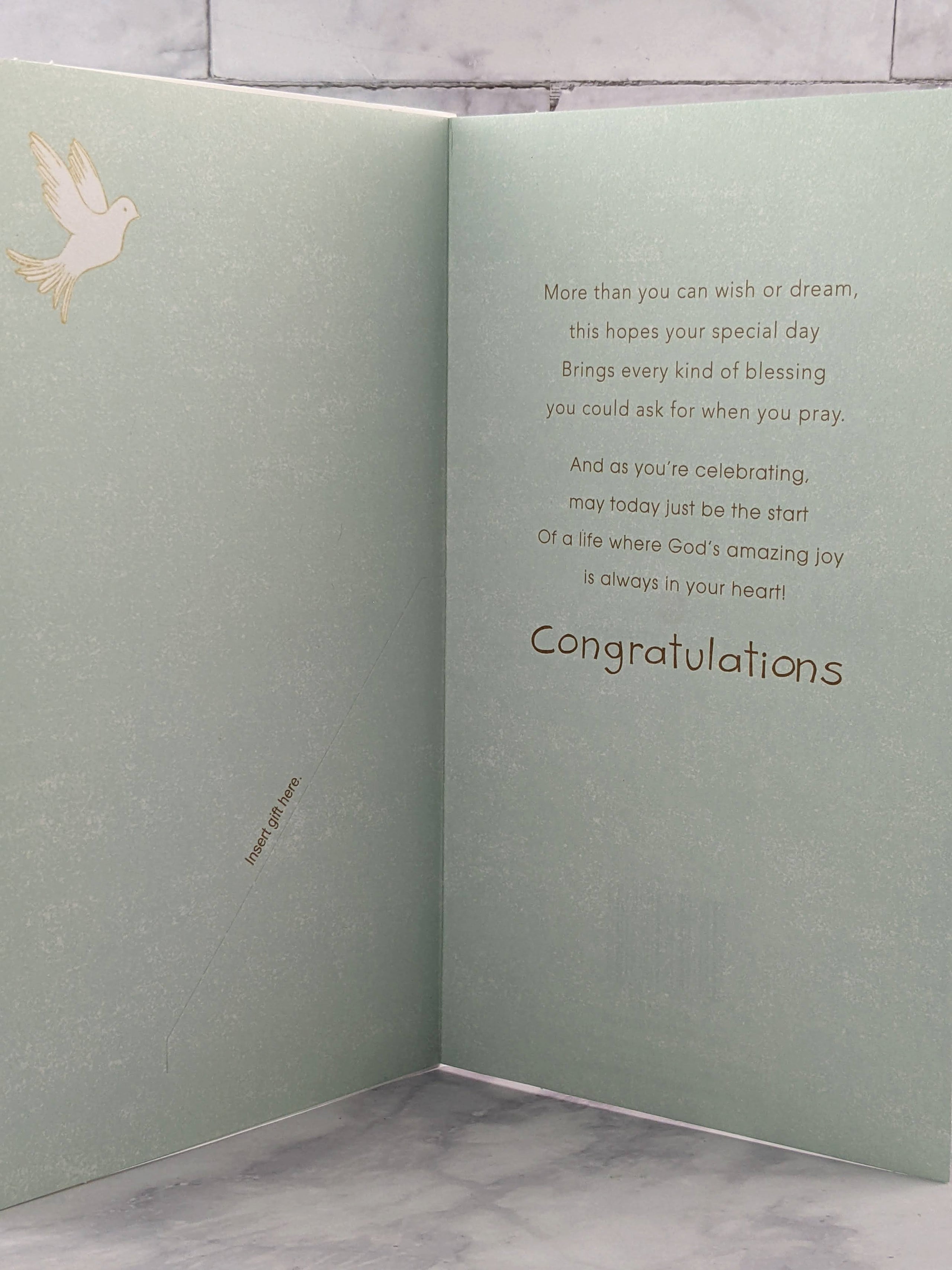 Happy First Communion Joy Card