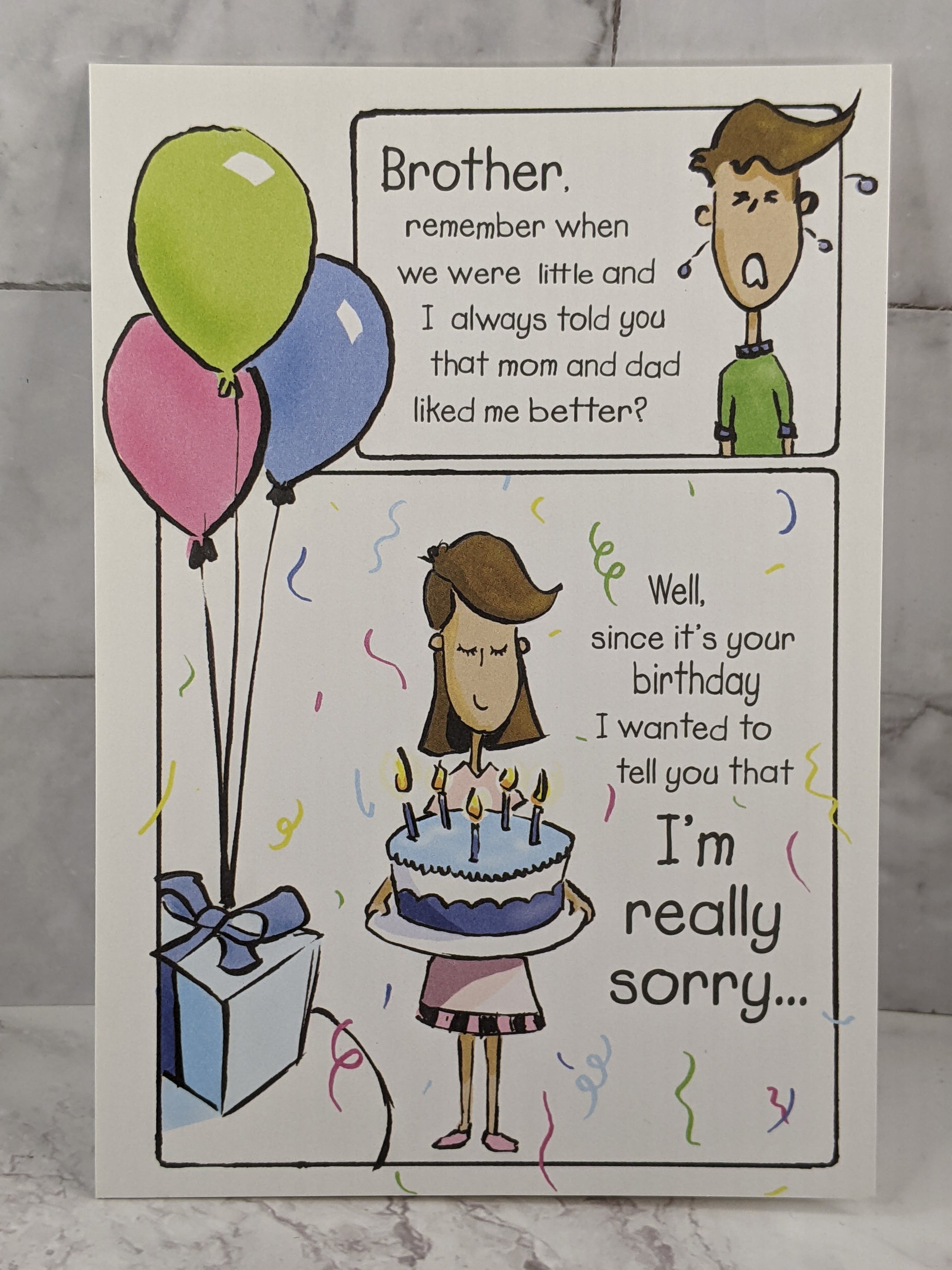 Little Brother Birthday Cards