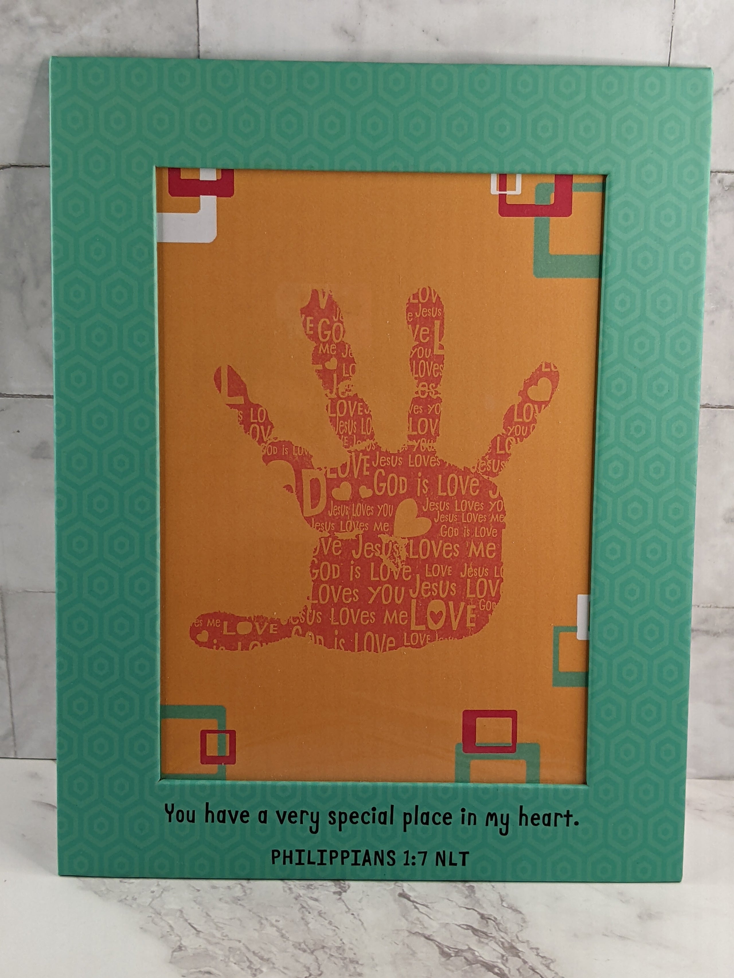 Place in My Heart Frame - Add Child's Handprints